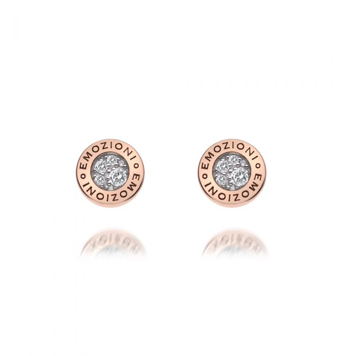 Hot Diamonds Emozioni Purity Rose Gold Plated Earrings